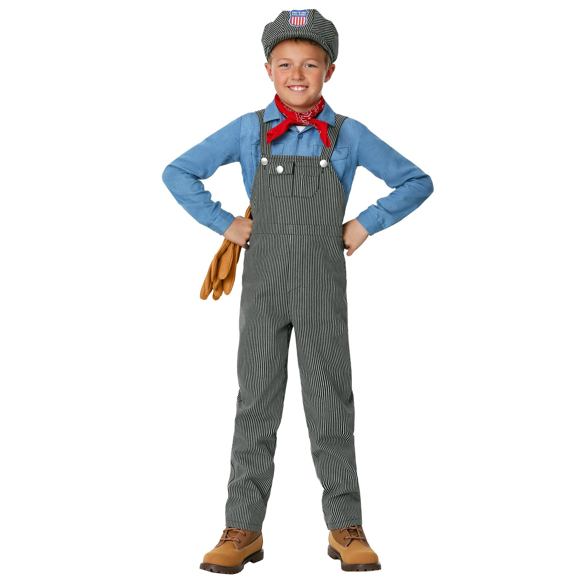 Click here for Fun Costumes Child Train Engineer Costume L prices