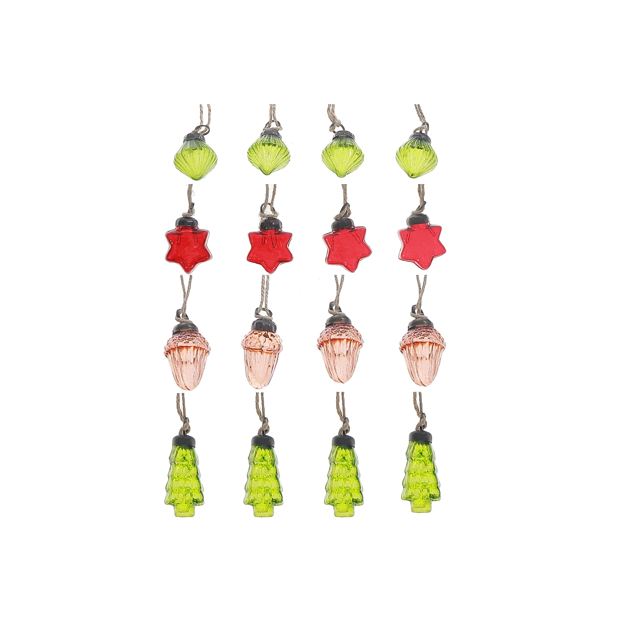 Click here for Ih Casadécor Glass Hanging Ornaments (Star/Tree/Ba... prices