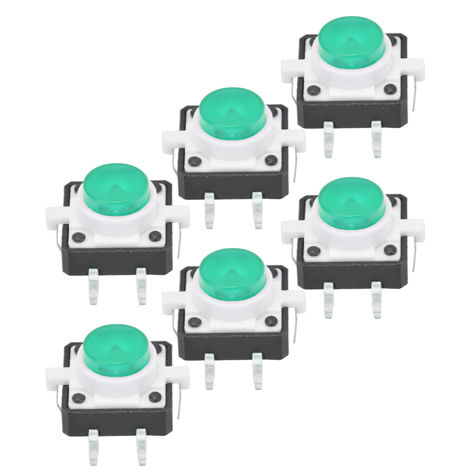 Interruptor pulsador táctil, 20 piezas, 12 x 12 x 7,3 mm, interruptores ...