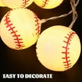 Multi Color Baseball String Lights for Outdoor Decorating Party with ...