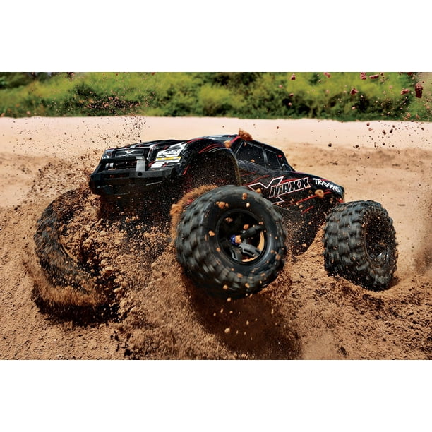 Traxxas TRA77086-4-RED - X-Maxx Series 1/6 Scale 4WD Electric Red ...