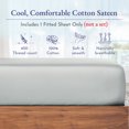 California Design Den Fitted Sheet Queen Only Softest 400 Thread Count