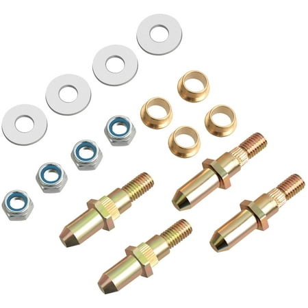 Door Hinge Pin Bushing Lock Nuts Repair Kits Compatible with Chevy ...
