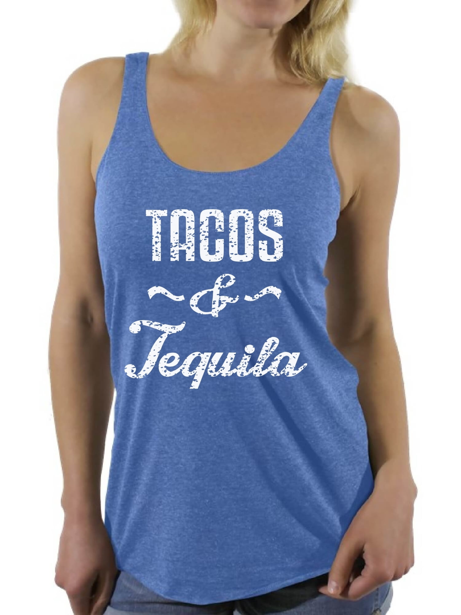 Awkward Styles Women's Tacos & Tequila Graphic Racerback Tank Tops Taco ...