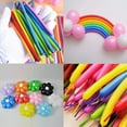 Penck 200Pcs Long Balloons Kit with Manual Blower, 260Q Twisting Animal ...