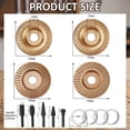 Angle Grinder Polishing Pad Tungsten Carbide 4.5x7/8in Disc with ...