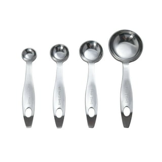 Amco 6-piece Stainless Steel Measuring Spoon Set, Dishwasher Safe ...