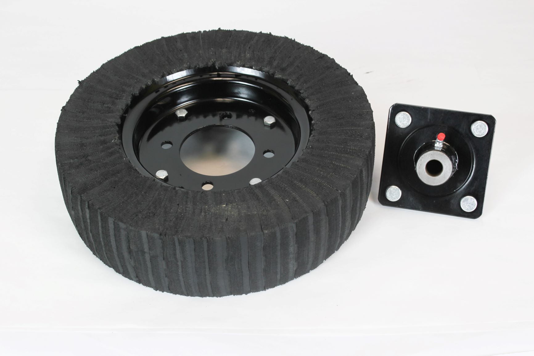 15" ROTARY CUTTER TAIL WHEEL WITH HUB -Fit 3/4 " Axel With Needle ...