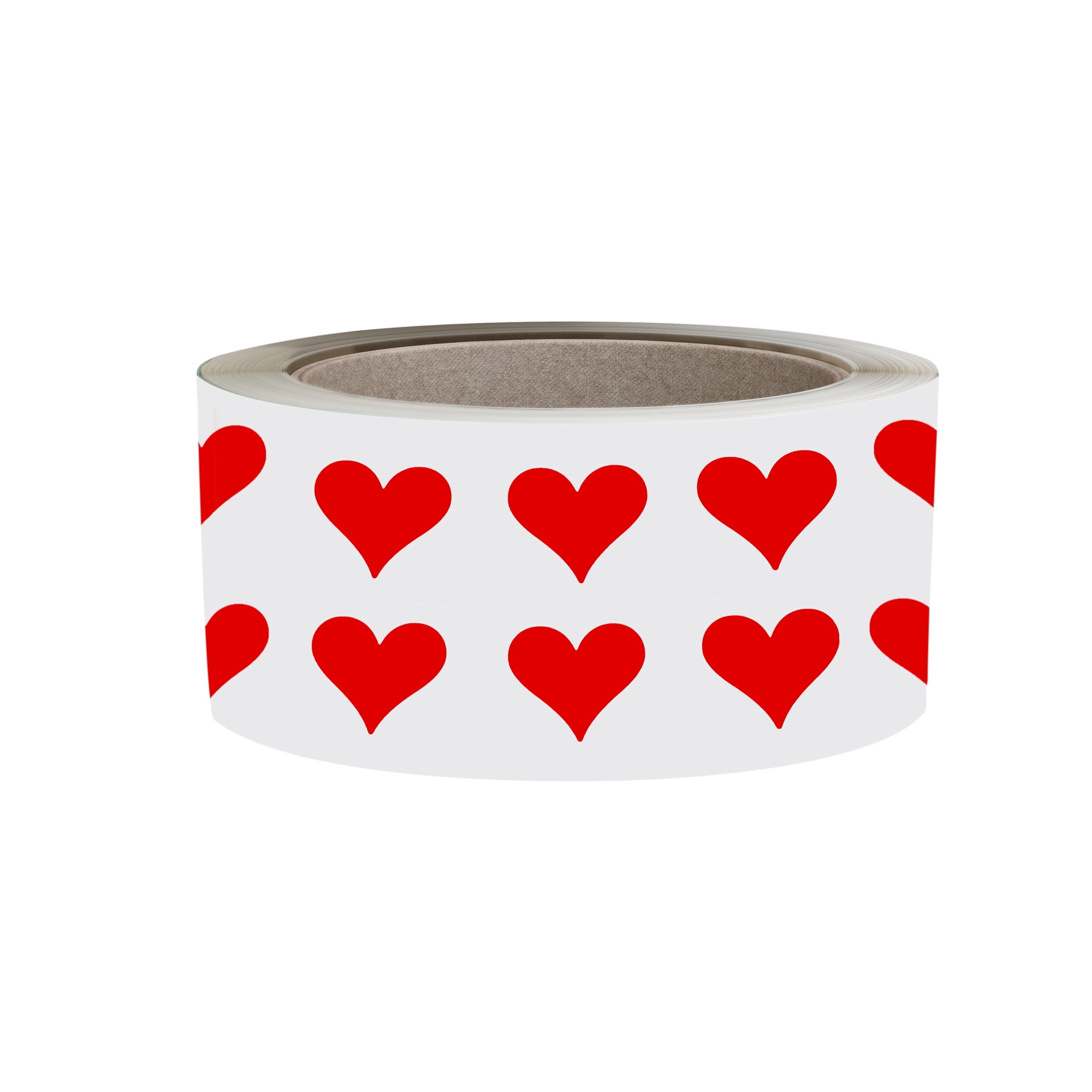 Royal Green Small Heart Stickers 1/2 inch Red Heart Sticker for Gift ...