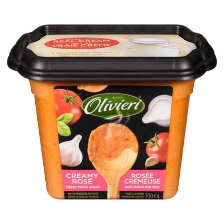 Olivieri Creamy Rosé Fresh Pasta Sauce, Fresh Pasta Sauce, 300 mL ...