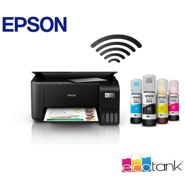 IMPRESORA MULTIFUNCIONAL Epson ECOTANK L3250 + 4 TINTAS EXTRAS SISTEMA ...