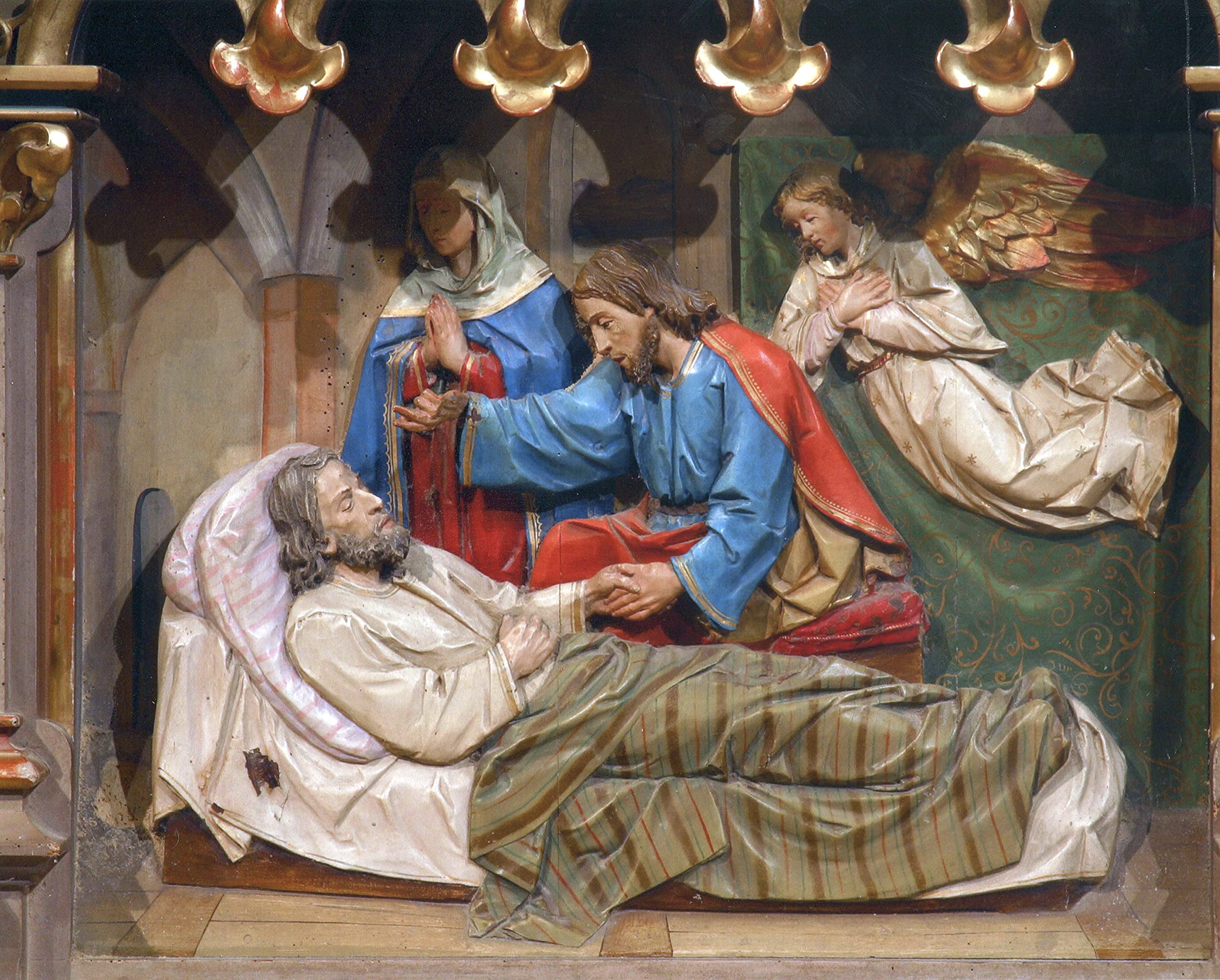 Catholic print picture - The Death of St. Joseph R - 8" x 10" ready to ...