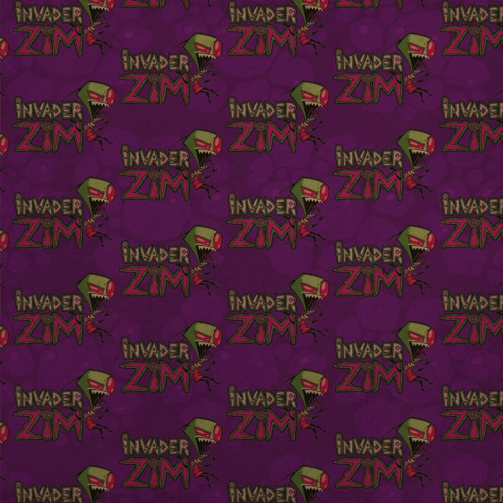 Invader Zim Premium Kraft Roll Gift Wrap Wrapping Paper - Walmart.com