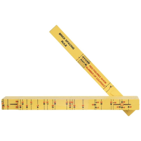 U.S. Tape Rhino Folding Rulers, 6 ft, Fiberglass, Carpenter's Inside ...