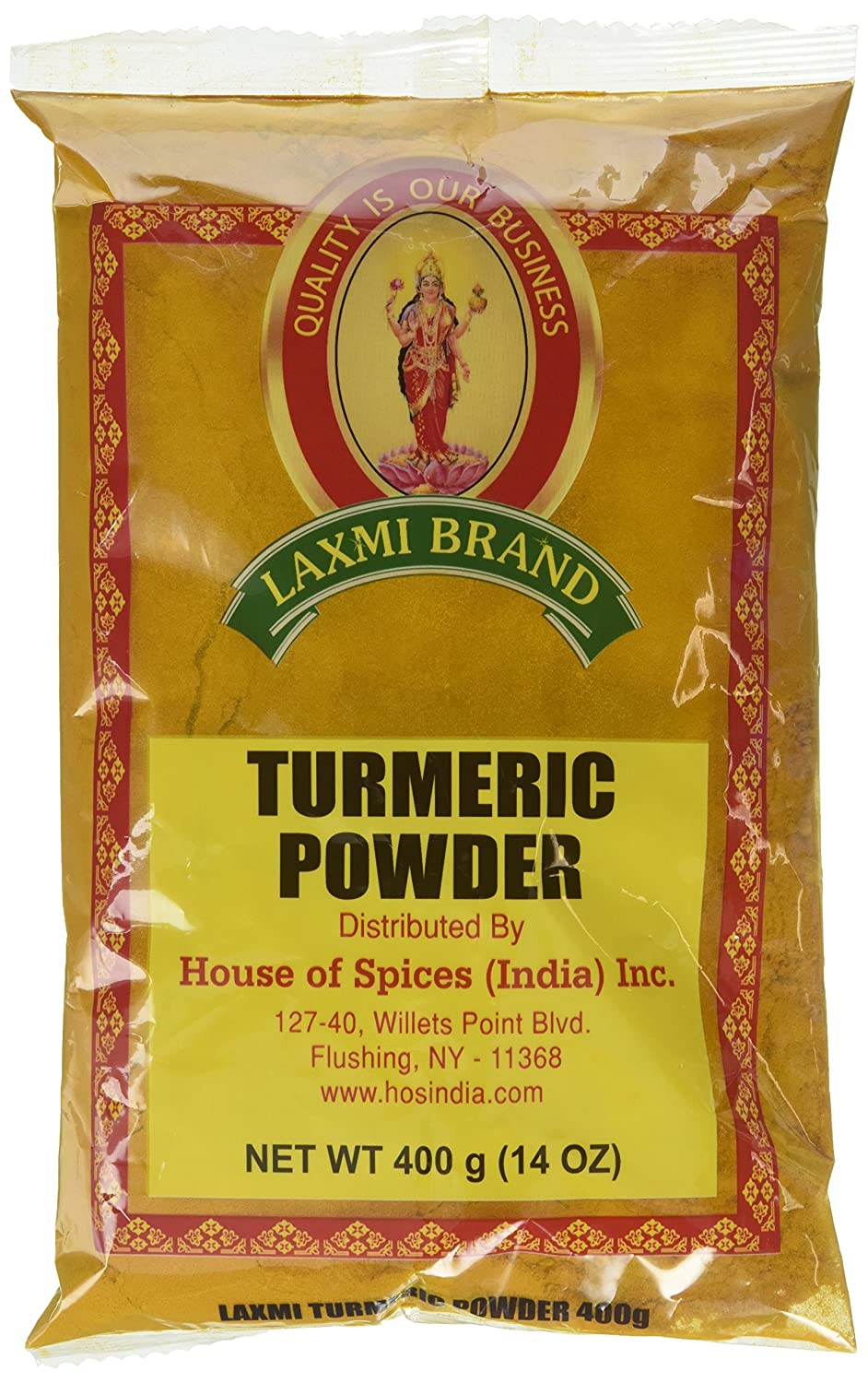 Laxmi Natural Ground Turmeric Powder - 14oz - Walmart.com