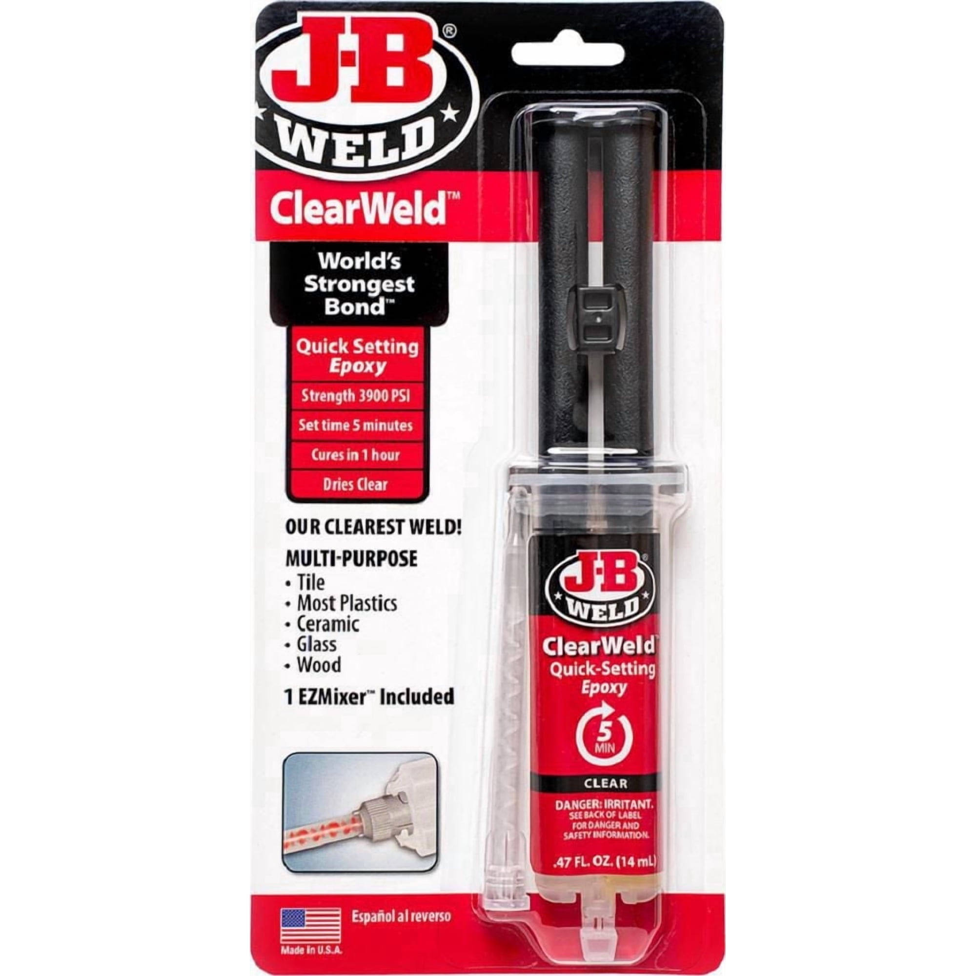Click here for J-B Weld Clearweld Epoxy 14ml 14 prices