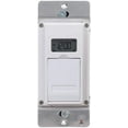 Intermatic EJ600 120 Volt Indoor Digital Astro In-Wall Timer, White ...