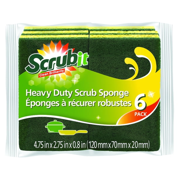 Cleaning Heavy Duty Scrub Sponge by Scrub-it - Scrubbing Sponges Use ...