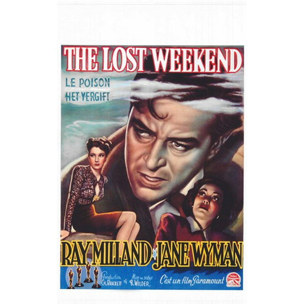 The Lost Weekend Movie Poster (11 x 17) - Walmart.com - Walmart.com