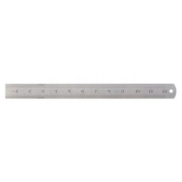 12 Inch Stainless Steel Ruler - Walmart.com