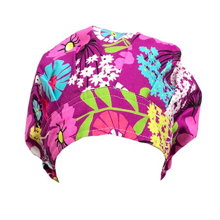 Operating Hats Nurses Long-time Service Gourd-shaped Pure Color Button ...