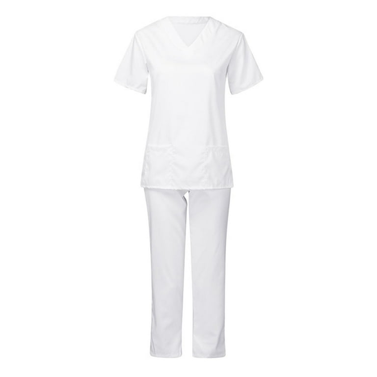 White Medical Scrubs