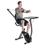 Stamina WIRK Upright Exercise Bike Workstation and Standing Desk with ...