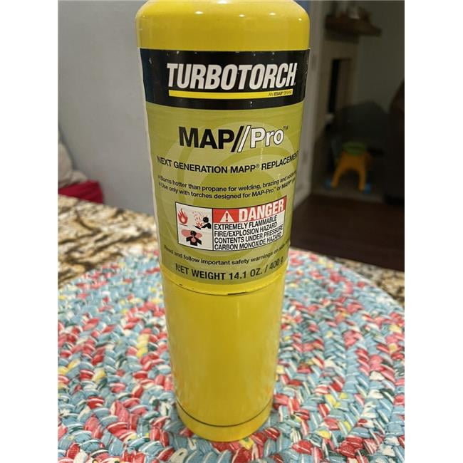 Firepower VCT-0916-0122 14.1 oz Map-Pro Torch Fuel Propane Gas Cylinder ...
