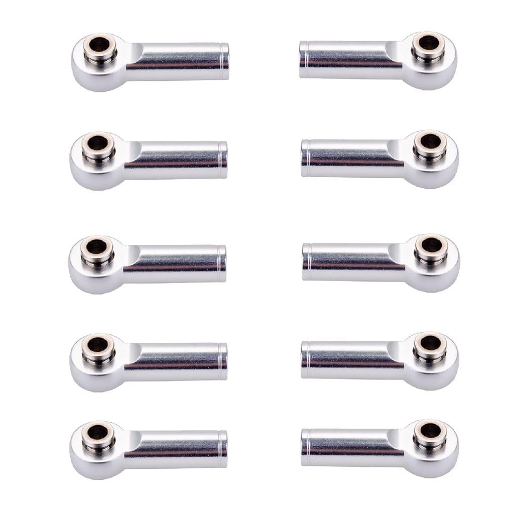 10 Piezas de Rótula M3 para 1:10 1:8 Car Crawler Parts Plata Hugo ...