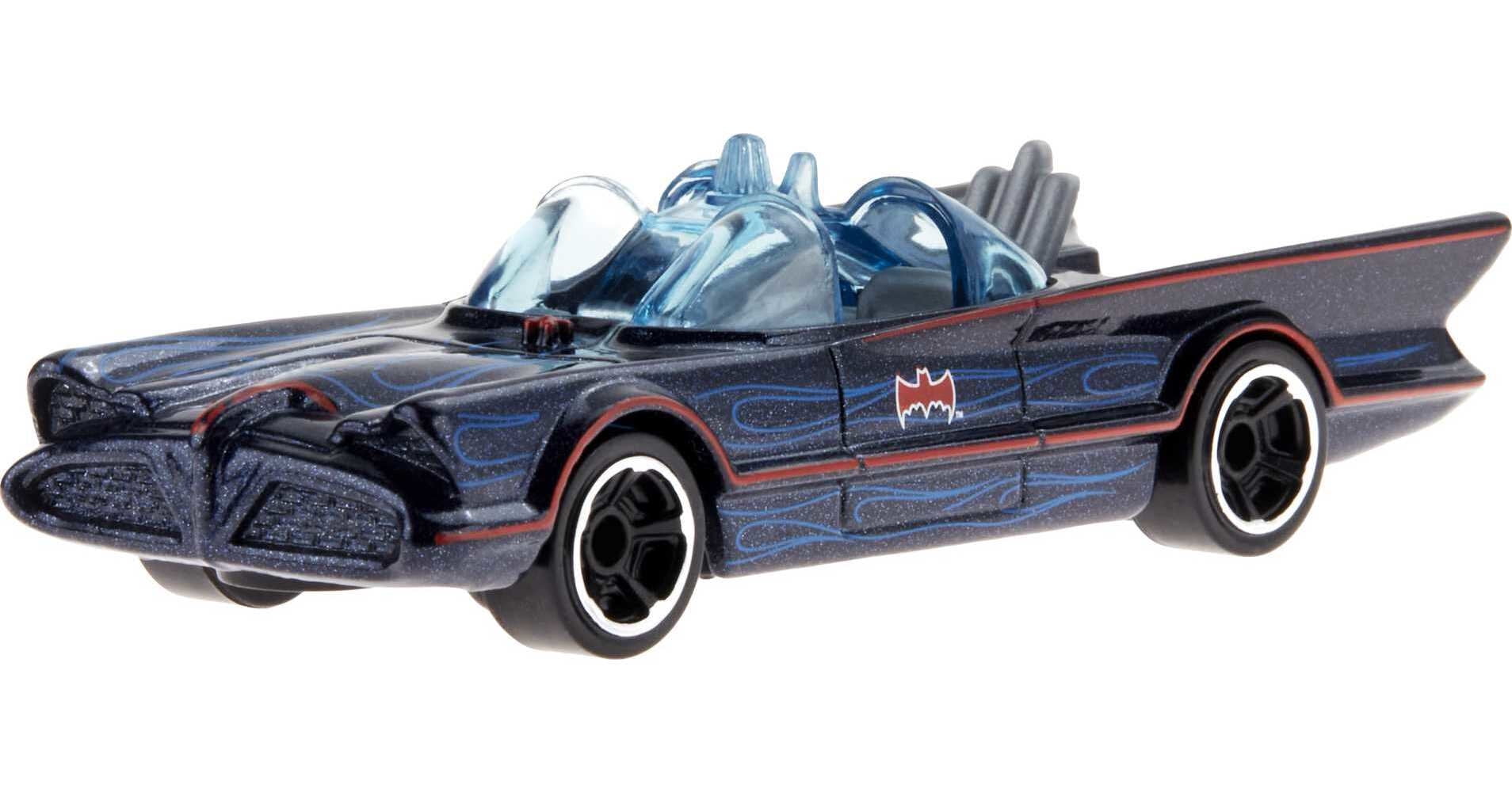 Hot Wheels Batman Toy Car, TV Series Batmobile 1:64 Scale Collectible ...