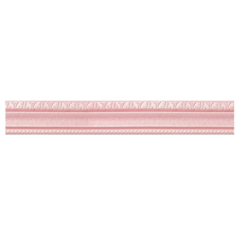 Solid Pink Wallpaper Border