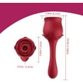 Tongue Vibrator Insertable G Spot Rabbit Vibrator Multiple Tongue