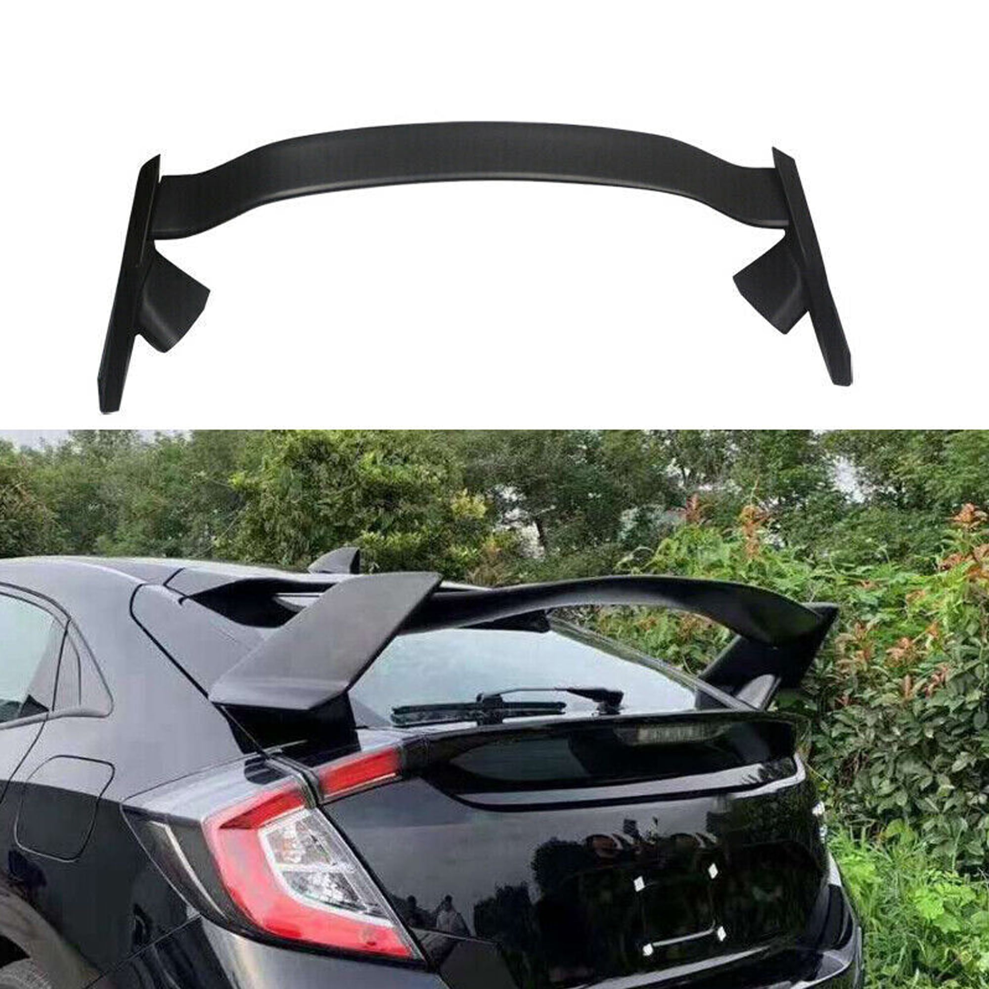 NINTE Rear Trunk Spoiler for 2016-2021 10th Honda Civic Sedan 4DR Type ...