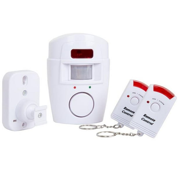 Everyday Home Wireless Motion Sensor Alarm with 2 Wireless Remotes ...