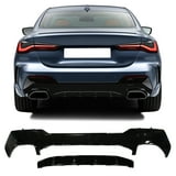 Ikon Motorsports Front & Rear Lip + Side Skirts for 2021-2025 BMW G22 ...