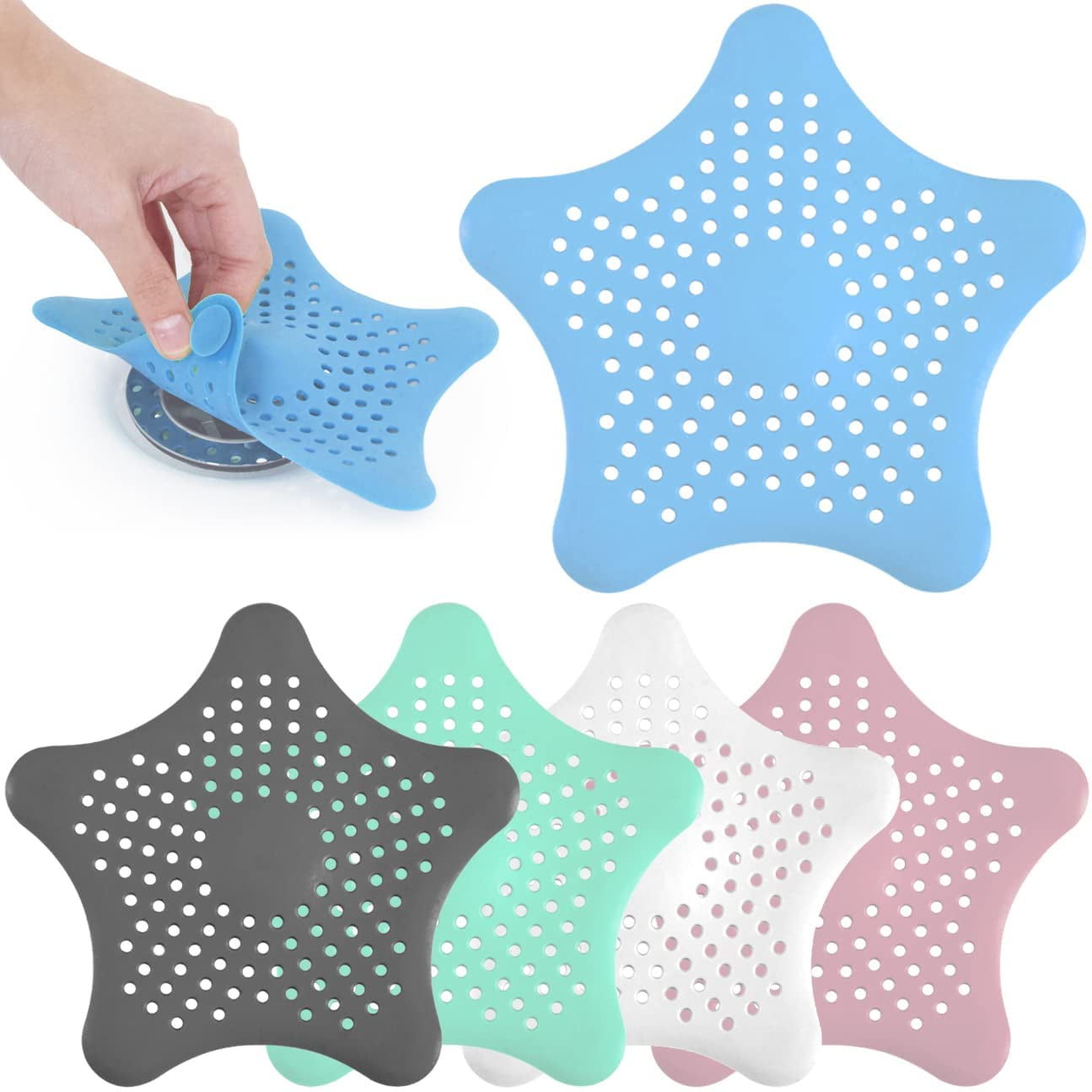 Click here for Mfg2020 5 Pcs Starfish Silicone Sink Filter  Showe... prices