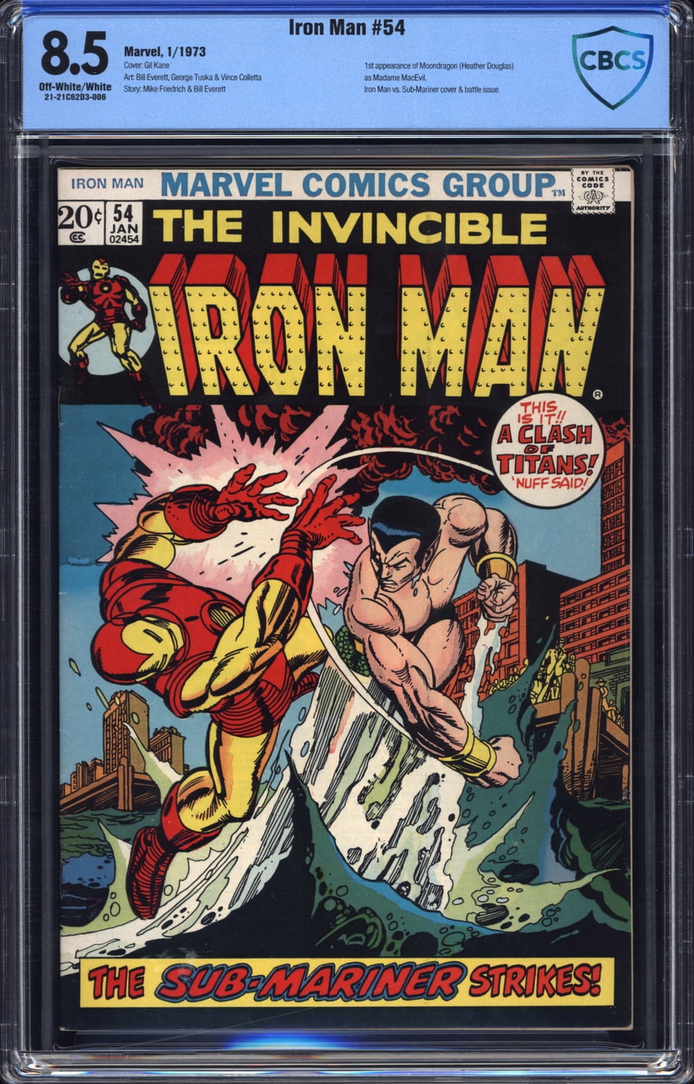 Iron Man #54 - CBCS 8.5 Comic Book - Walmart.com