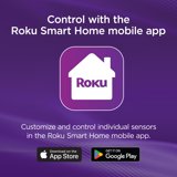 Roku Smart Home Entry Sensor 3-Pack Wireless Battery-Powered Add-on for ...