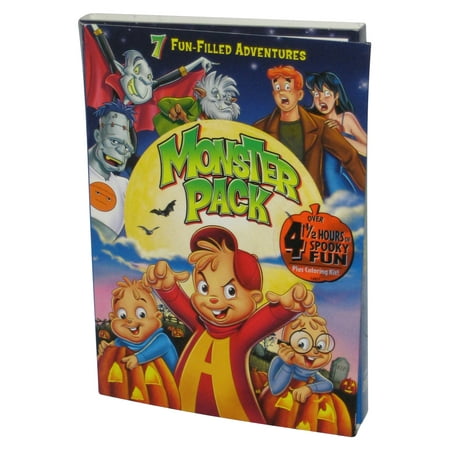 Alvin & The Chipmunks Monster Bash Fun Pack DVD Box Set w/ Crayons | Walmart Canada