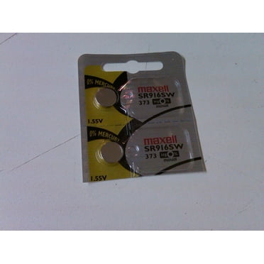 Energizer Batteries 373 (SR916SW) Silver Oxide Watch Battery. On Tear ...