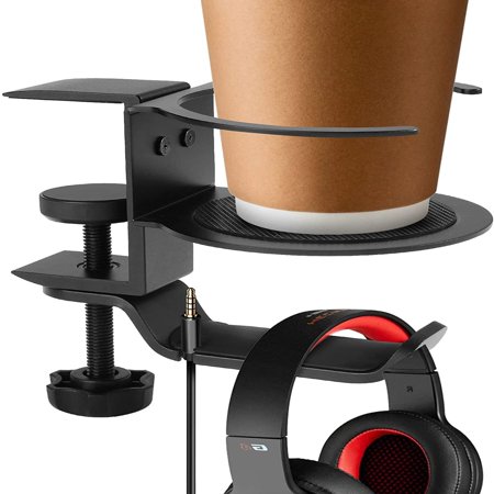 ULTREND 360° Rotation PC Gaming Headset Stand with Cup Holder - Walmart.ca