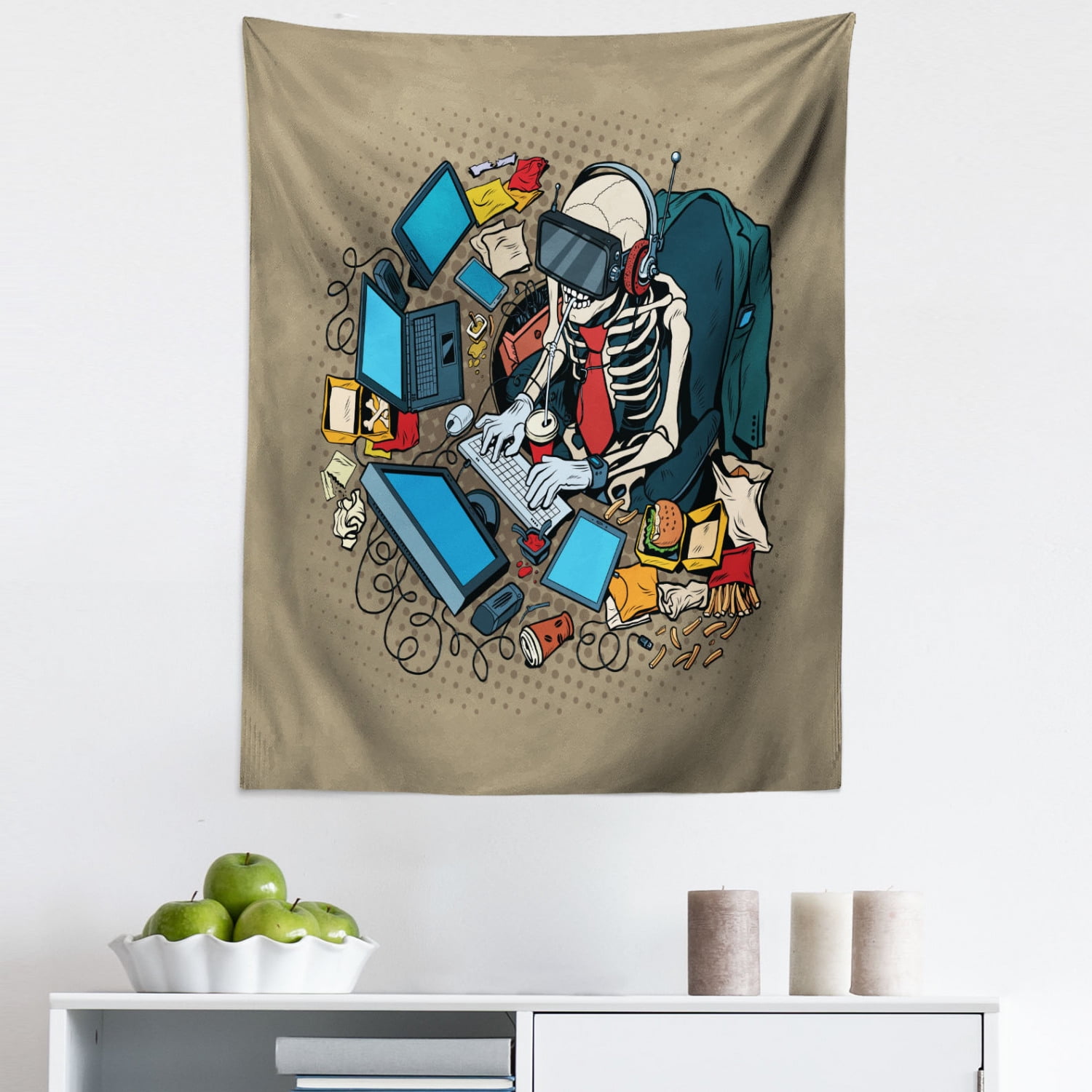 Gamer Tapestry, Skeleton Programmer and Hacker in Virtual Reality ...