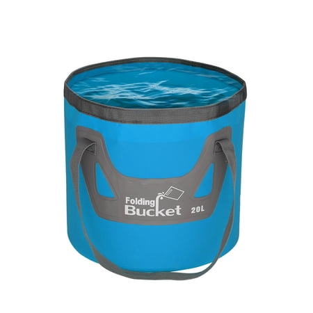 Foldable Water Bucket Fishing Water Bucket Portable Water Container 20L ...