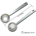 Coffee Measuring Scoop 1 Tablespoon long handle Stainless Steel spoon ...
