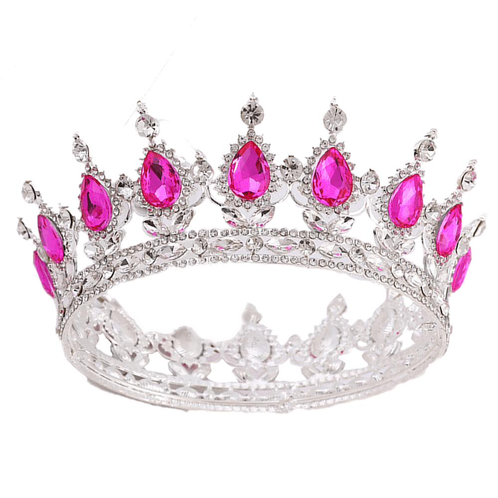 Corona para cumpleaños, Tiara, hermosa corona de metal de cristal ...