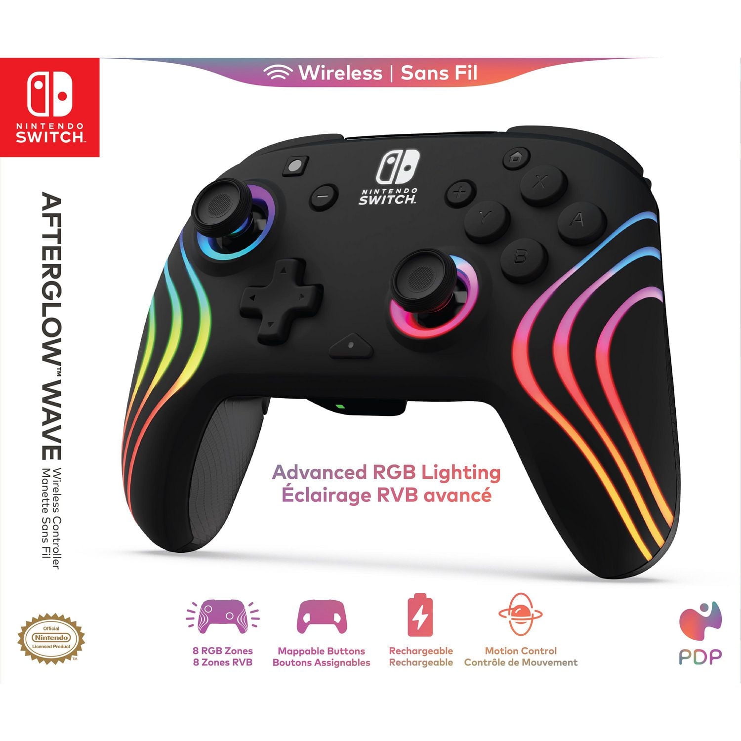 Turtle Beach Afterglow Wave Wireless Rgb Gaming Controller - Nintendo Switch  Nintendo Switch Lite  & Nintendo Switch - Oled Model  Nintendo Switc