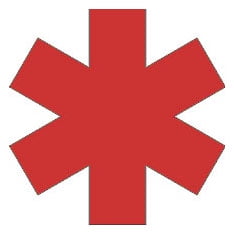 Reflective Stickers, Hard Hat Decals Medic Alert - Walmart.com