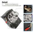 Pressure Switch, 4 Port Air Compressor Switch Replacement Control NPT1 ...