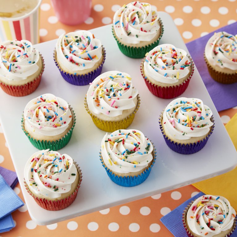 Teal Foil Cupcake Liners Wilton Baking Cups, Blue/Purple, Outer Space