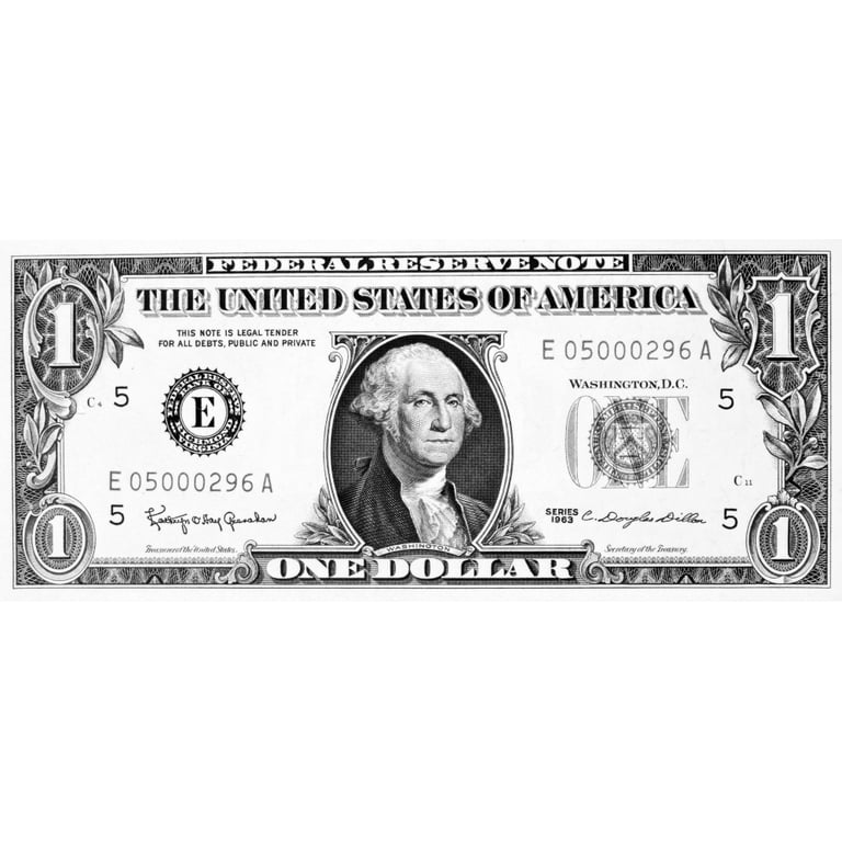 1 Dollar Bill Clip Art
